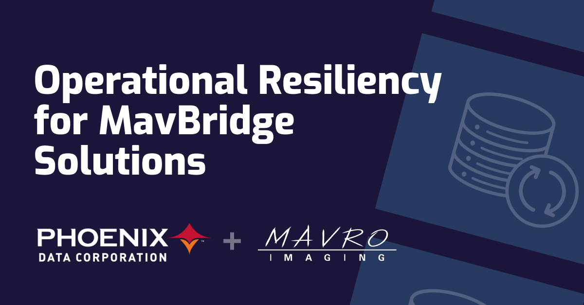Disaster Recovery Solution for MavBridge Implementations